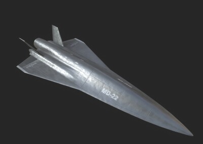 PBR 鸣镝22模型-无人机模型库-FBX(.fbx)模型下载-cg模型网