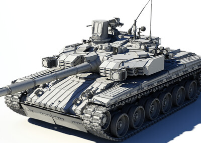 T-84BM t-80模型-装甲车／坦克模型库-3ds Max(.max)模型下载-cg模型网