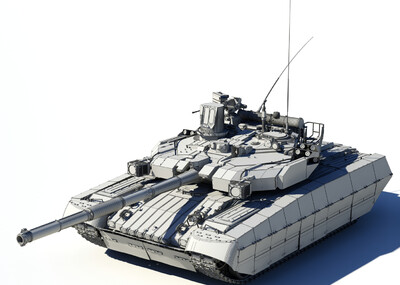 T-84BM t-80模型-装甲车／坦克模型库-3ds Max(.max)模型下载-cg模型网
