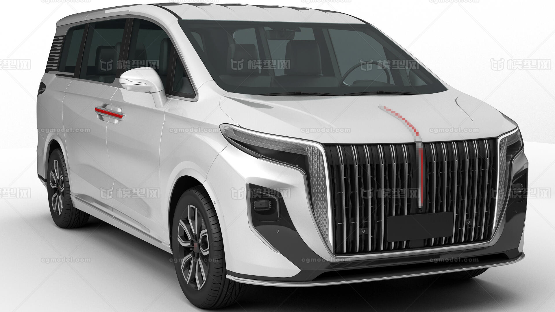2022款红旗HQ9 红旗hq9旗舰MPV模型-越野车模型库-3ds Max(.max)模型下载-cg模型网