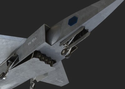 PBR 飞鸿97A模型-无人机模型库-3D Studio(.3ds)模型下载-cg模型网