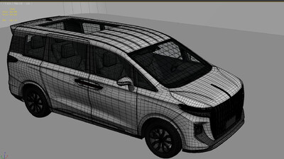 2022款红旗HQ9 红旗hq9旗舰MPV模型-越野车模型库-3ds Max(.max)模型下载-cg模型网