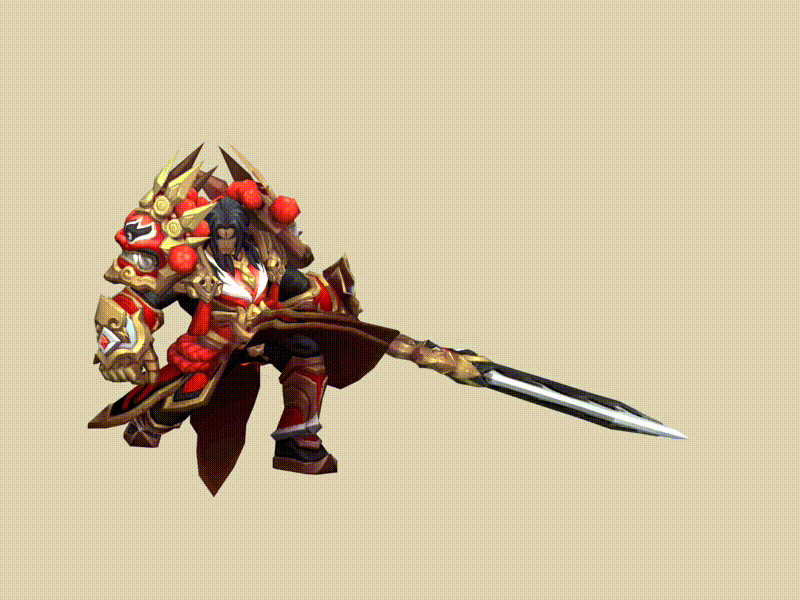 战士 古代人物模型-男人模型库-3ds Max(.max)模型下载-cg模型网