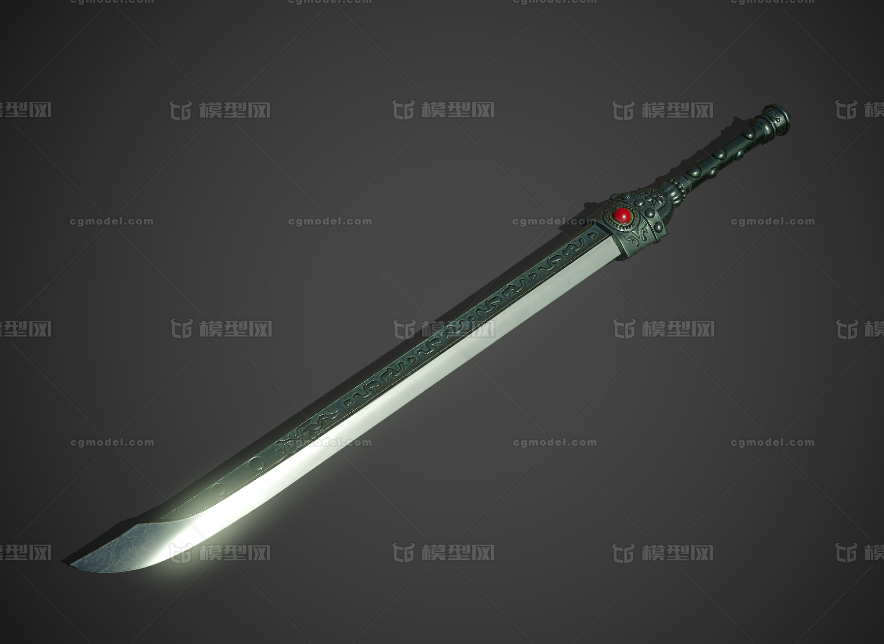 次世代 PBR模型-冷兵器模型库-FBX(.fbx)模型下载-cg模型网