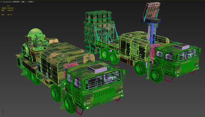 红旗-11 HQ-11模型-火炮器械模型库-3ds Max(.max)模型下载-cg模型网