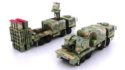 红旗-11 HQ-11模型-火炮器械模型库-3ds Max(.max)模型下载-cg模型网