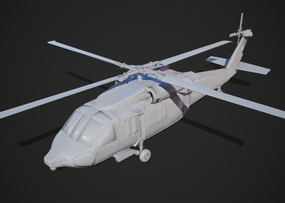P战术通用直升机 Z20模型-客机/民用飞机模型库-FBX(.fbx)模型下载-cg模型网