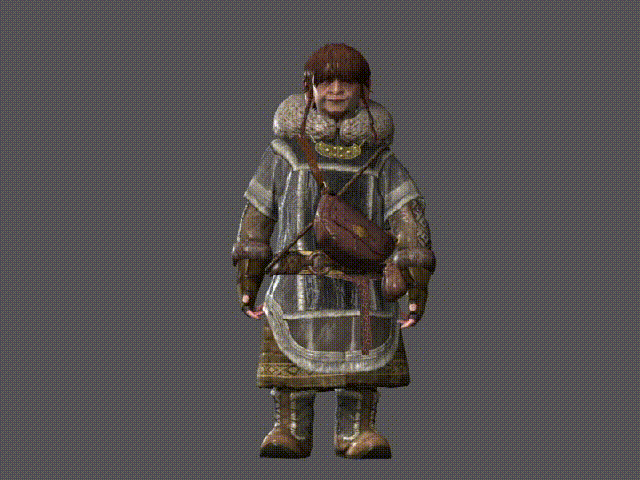 矮人族 维京族模型-男人模型库-3ds Max(.max)模型下载-cg模型网