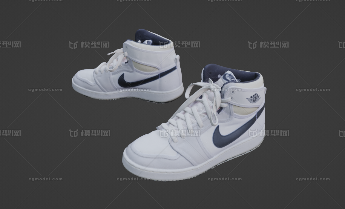 耐克 nike模型-穿戴服饰模型库-glTF(.gltf/.glb)模型下载-cg模型网
