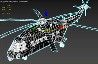 直-8G 直-8高模型-军用直升机模型库-3ds Max(.max)模型下载-cg模型网