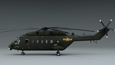 直-8G 直-8高模型-军用直升机模型库-3ds Max(.max)模型下载-cg模型网