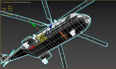 直-8G 直-8高模型-军用直升机模型库-3ds Max(.max)模型下载-cg模型网