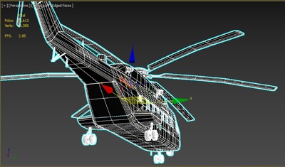 直-8G 直-8高模型-军用直升机模型库-3ds Max(.max)模型下载-cg模型网