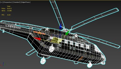 直-8G 直-8高模型-军用直升机模型库-3ds Max(.max)模型下载-cg模型网