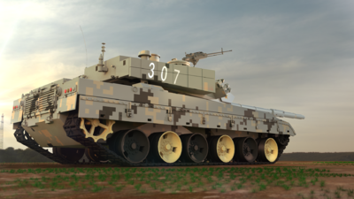 96坦克 96A主战坦克模型-装甲车／坦克模型库-Cinema 4D(.c4d)模型下载-cg模型网