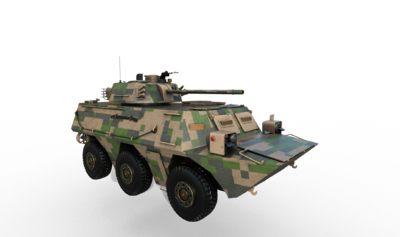 PLL-05式120mm自行迫榴炮 120毫米自行迫榴炮模型-装甲车／坦克模型库-3ds Max(.max)模型下载-cg模型网