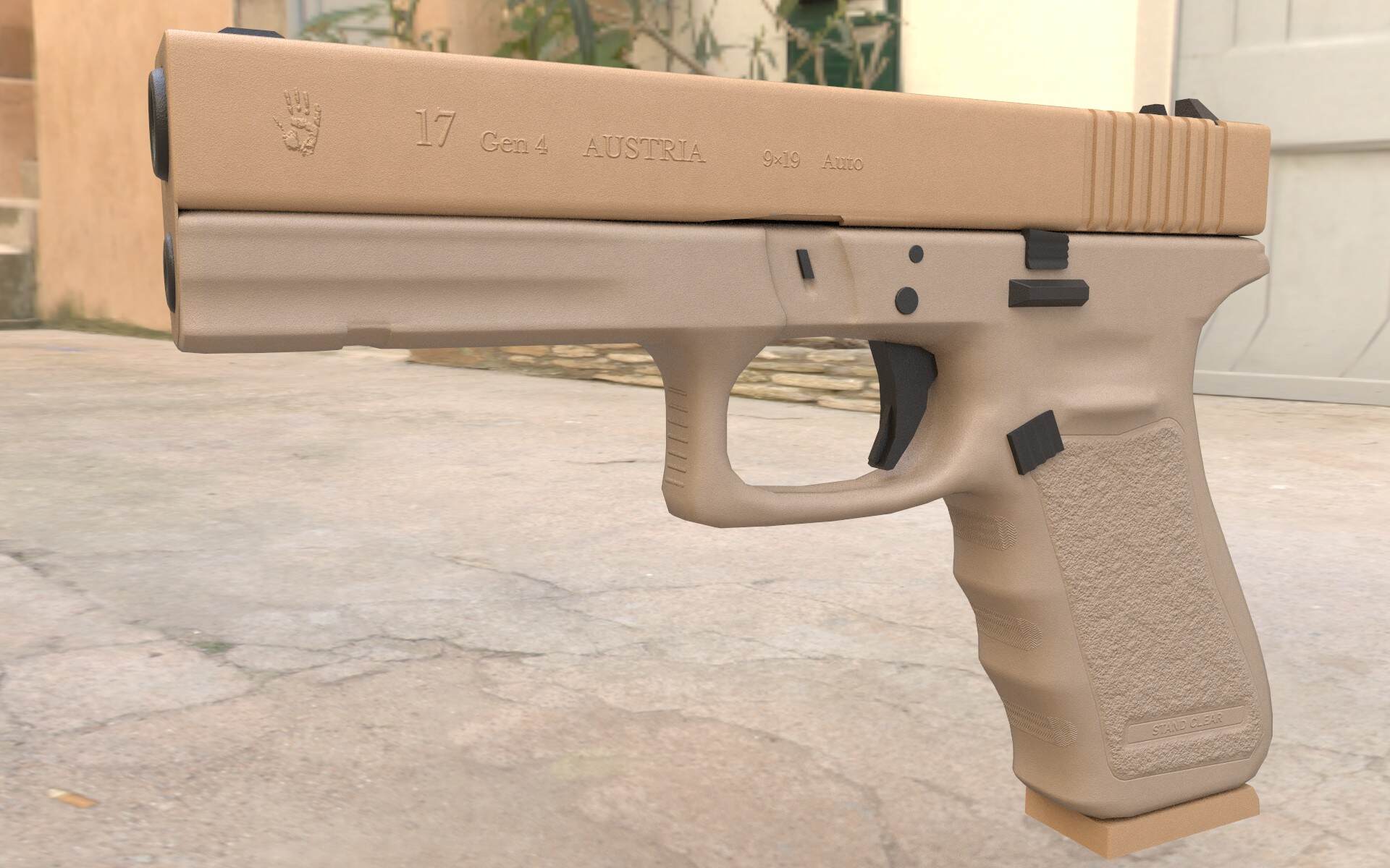 现代武器手枪 glock17模型 - 游戏/影视/动画 - 作品模型 - CG模型网