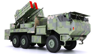 国产FK-3000防空导弹武器系统模型-火炮器械模型库-3ds Max(.max)模型下载-cg模型网