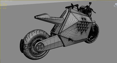 2023款达芬骑DC100 达芬骑摩托车模型-摩托车模型库-3ds Max(.max)模型下载-cg模型网