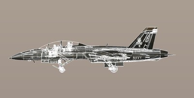 美国F18大黄蜂战机三维模型模型-军用飞机模型库-AutoCAD(.dwg)模型下载-cg模型网