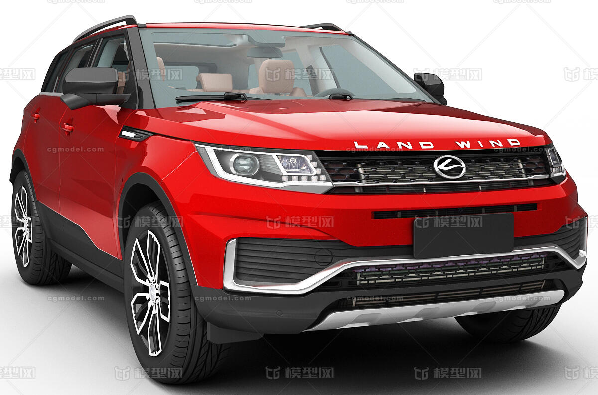 2018款陆风X7 LandWind模型-越野车模型库-3ds Max(.max)模型下载-cg模型网