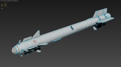 俄罗斯 R73模型-火炮器械模型库-3ds Max(.max)模型下载-cg模型网