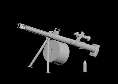 87式榴弹发射器 QLZ87模型-火炮器械模型库-3ds Max(.max)模型下载-cg模型网