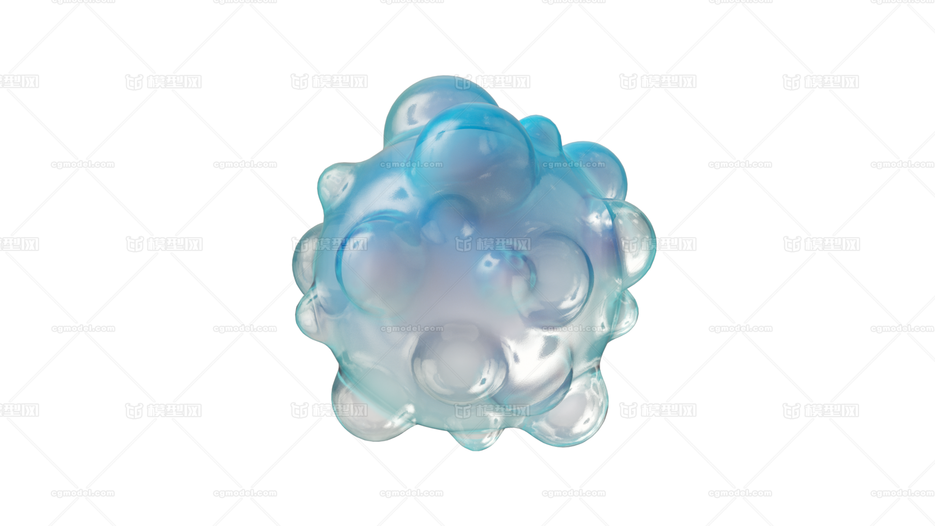 细胞结构 分子分解模型-细胞模型库-Cinema 4D(.c4d)模型下载-cg模型网