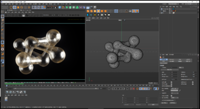 细胞结构 分子分解模型-细胞模型库-Cinema 4D(.c4d)模型下载-cg模型网