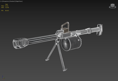 PBR次世代写实解放军QLZ87式自动榴弹发射器模型模型-枪械模型模型库-3ds Max(.max)模型下载-cg模型网