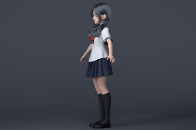 数字人 元宇宙模型-女人模型库-Maya(.ma/.mb)模型下载-cg模型网