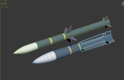 AIM-54远程空对空导弹 AIM-54模型-其他器械模型库-3ds Max(.max)模型下载-cg模型网