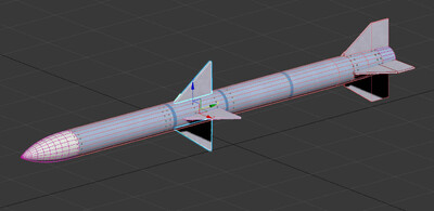 空空导弹AIM120 AIM120模型-其他器械模型库-3ds Max(.max)模型下载-cg模型网