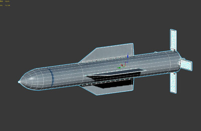 GBU57 巨型钻地弹模型-其他器械模型库-3ds Max(.max)模型下载-cg模型网