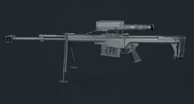 PBR次世代写实中国12.7毫米10式QBU10大口径狙击步模型-枪械模型模型库-3ds Max(.max)模型下载-cg模型网