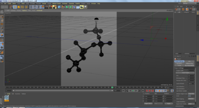 化学分子结构免抠素材图模型-广告场景模型库-Cinema 4D(.c4d)模型下载-cg模型网