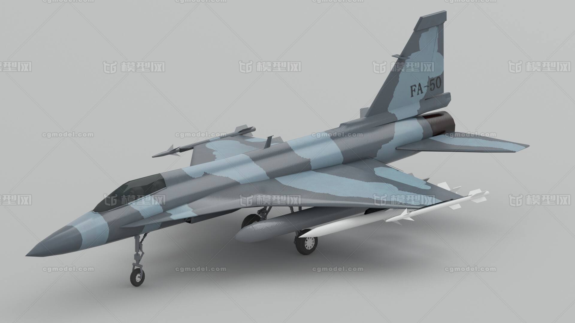 FA-50 FA-50模型-军用飞机模型库-3ds Max(.max)模型下载-cg模型网