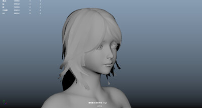 原创人物 玲模型-女人模型库-OBJ(.obj/.mtl)模型下载-cg模型网