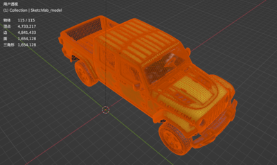 汽车 轿车模型-越野车模型库-glTF(.gltf/.glb)模型下载-cg模型网