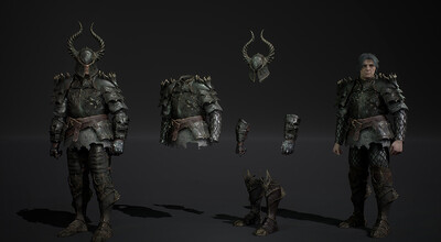 UE4/UE5 野蛮人模型-男人模型库-Unreal Engine模型下载-cg模型网