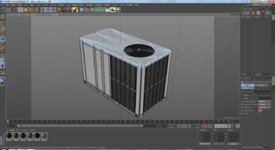 热泵模型蒸汽泵 (2)模型-电机部件模型库-Cinema 4D(.c4d)模型下载-cg模型网