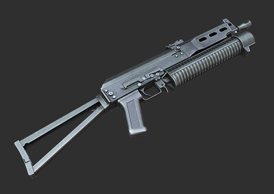 野牛冲锋枪 PP-19模型-枪械模型模型库-FBX(.fbx)模型下载-cg模型网