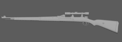 98K 枪模型-枪械模型模型库-Maya(.ma/.mb)模型下载-cg模型网