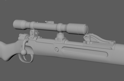 98K 枪模型-枪械模型模型库-Maya(.ma/.mb)模型下载-cg模型网