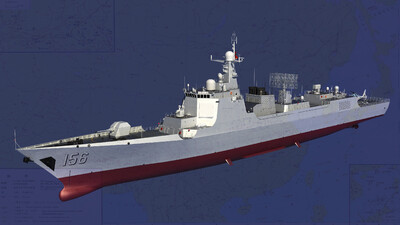 经典战舰-052DL-驱逐舰-军舰-舰载直升机模型-军舰模型库-3ds Max(.max)模型下载-cg模型网
