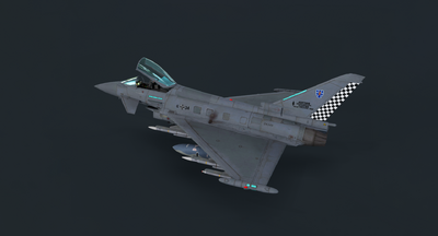 欧洲EF-2000台风战斗机模型-军用飞机模型库-3ds Max(.max)模型下载-cg模型网