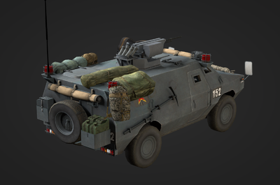 ZFB-05装甲防暴车 中国轻型轮式装甲车模型-装甲车／坦克模型库-Cinema 4D(.c4d)模型下载-cg模型网