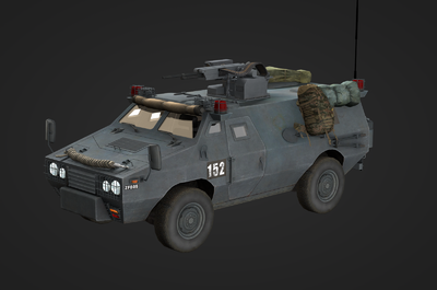 ZFB-05装甲防暴车 中国轻型轮式装甲车模型-装甲车／坦克模型库-Cinema 4D(.c4d)模型下载-cg模型网