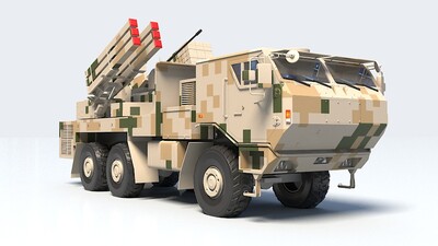 FK-3000型弹炮合一对空防御系统模型-火炮器械模型库-3ds Max(.max)模型下载-cg模型网