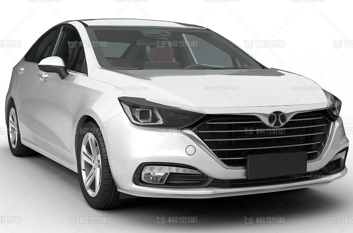 2019款北汽绅宝D50 北京汽车模型-轿车模型库-3ds Max(.max)模型下载-cg模型网